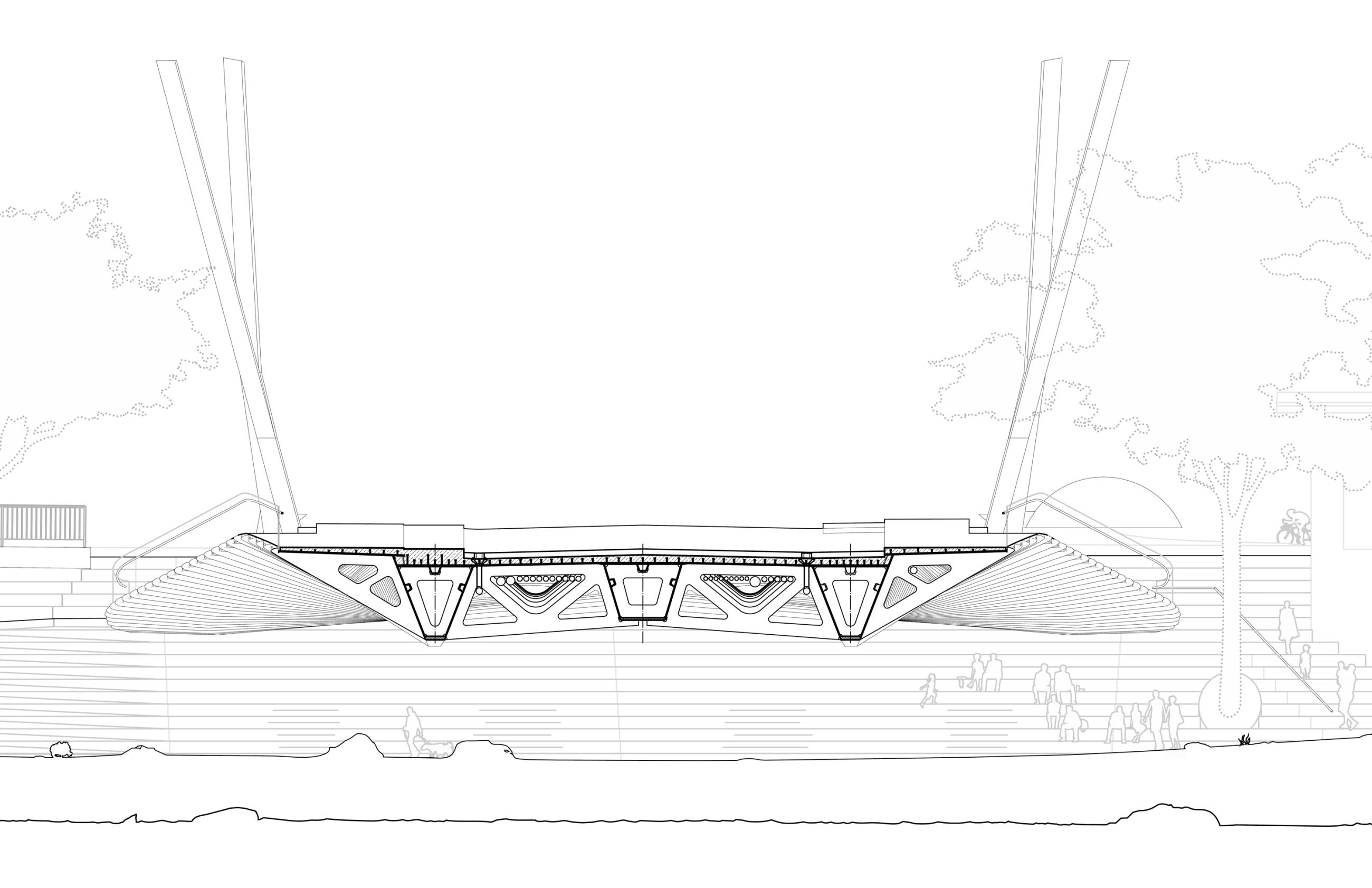 Tegetthoffbrücke | Wolfgang Tschapeller Architektur